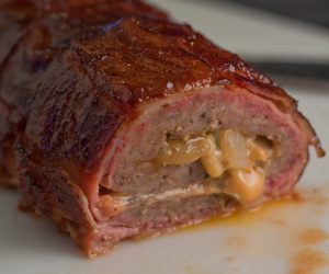 How to Smoke a BBQ Fatty Stuffed with Cheese - Grilling 24x7
