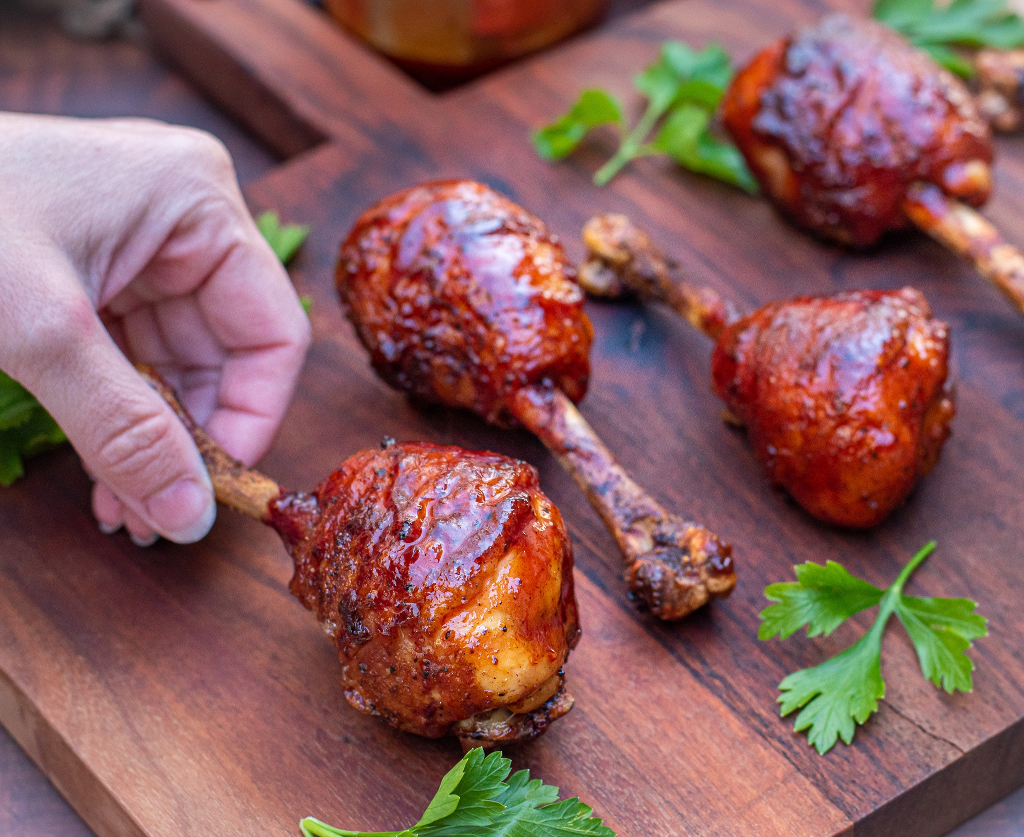 Muslos de Pollo Ahumados a la Barbacoa | Onyx