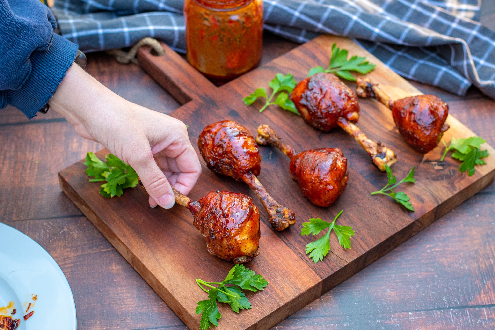 Muslos de Pollo Ahumados a la Barbacoa | Onyx