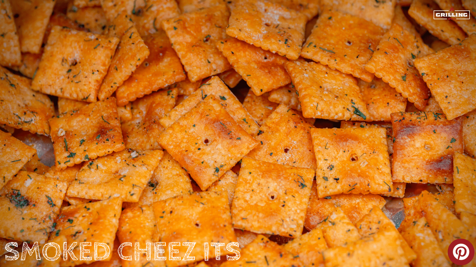 Pellet Grill Smoked Cheez Its - Grilling 24x7