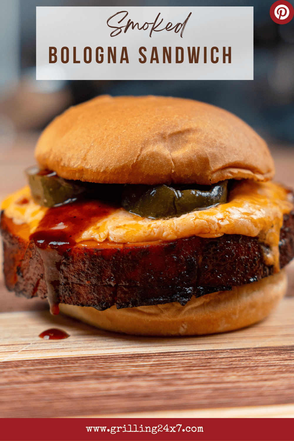 Smoked Bologna Sandwich - Grilling 24x7